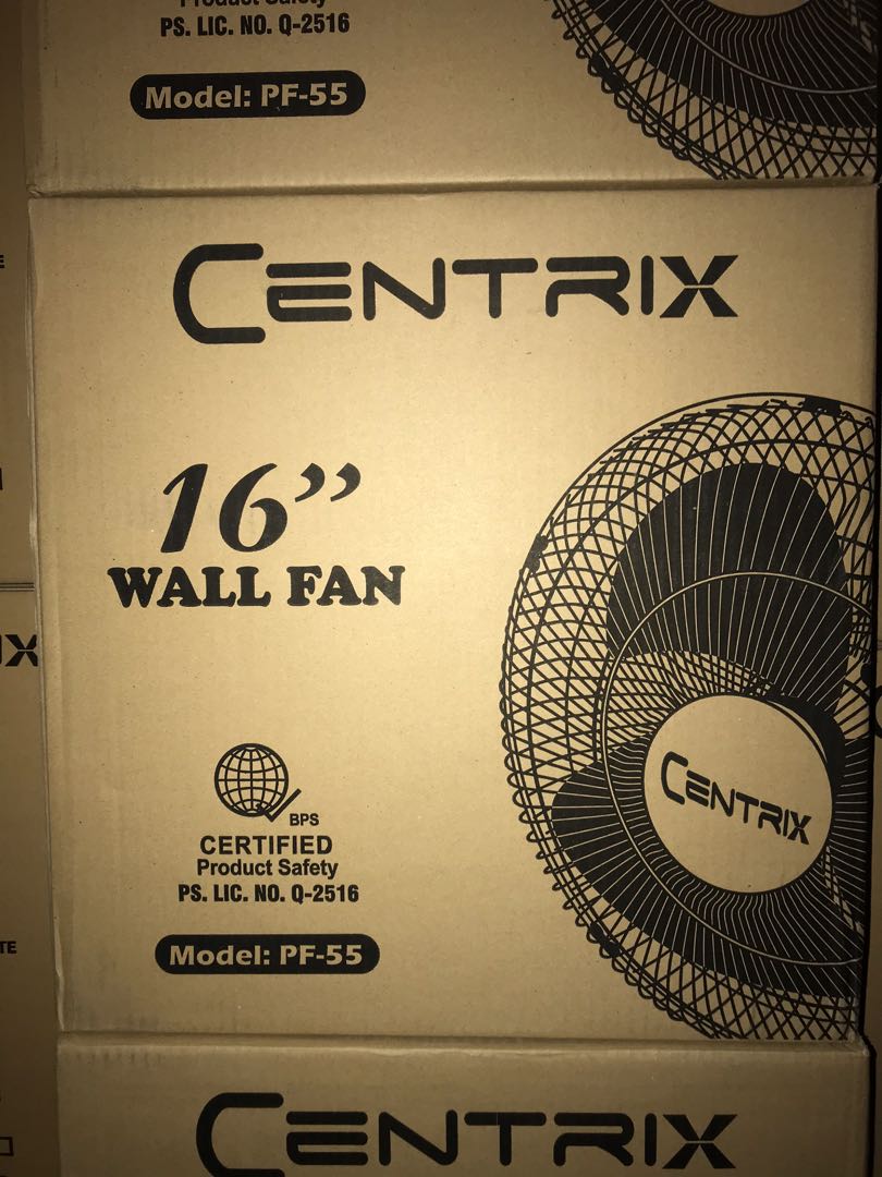 CENTRIX 16” wall fan, Furniture & Home Living, Lighting & Fans, Fans on ...