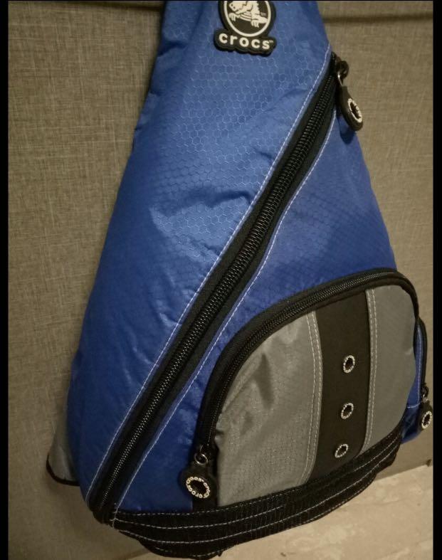 Crocs bag/ backpack, Men's Fashion, Bags, Sling Bags on Carousell