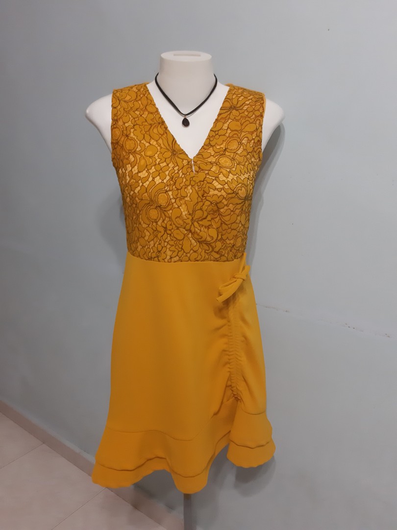 Custard dress, Women's Fashion, Dresses & Sets, Dresses on Carousell