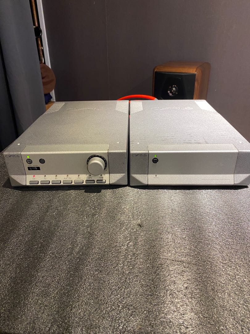 Cyrus pre vs2/ 8power amp, Audio, Other Audio Equipment on Carousell