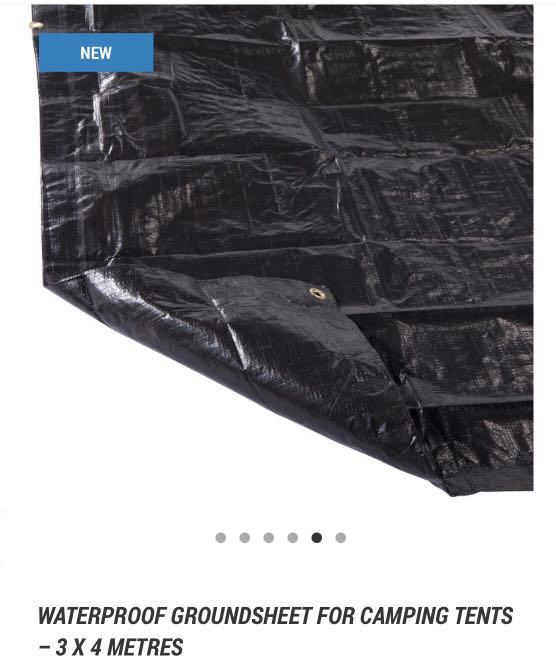 Decathlon Quechua Waterproof Groundsheet Mat, Sports Equipment, Hiking ...