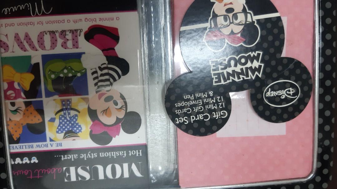 Disney minnie mouse gift card set, Hobbies & Toys, Stationery & Craft ...