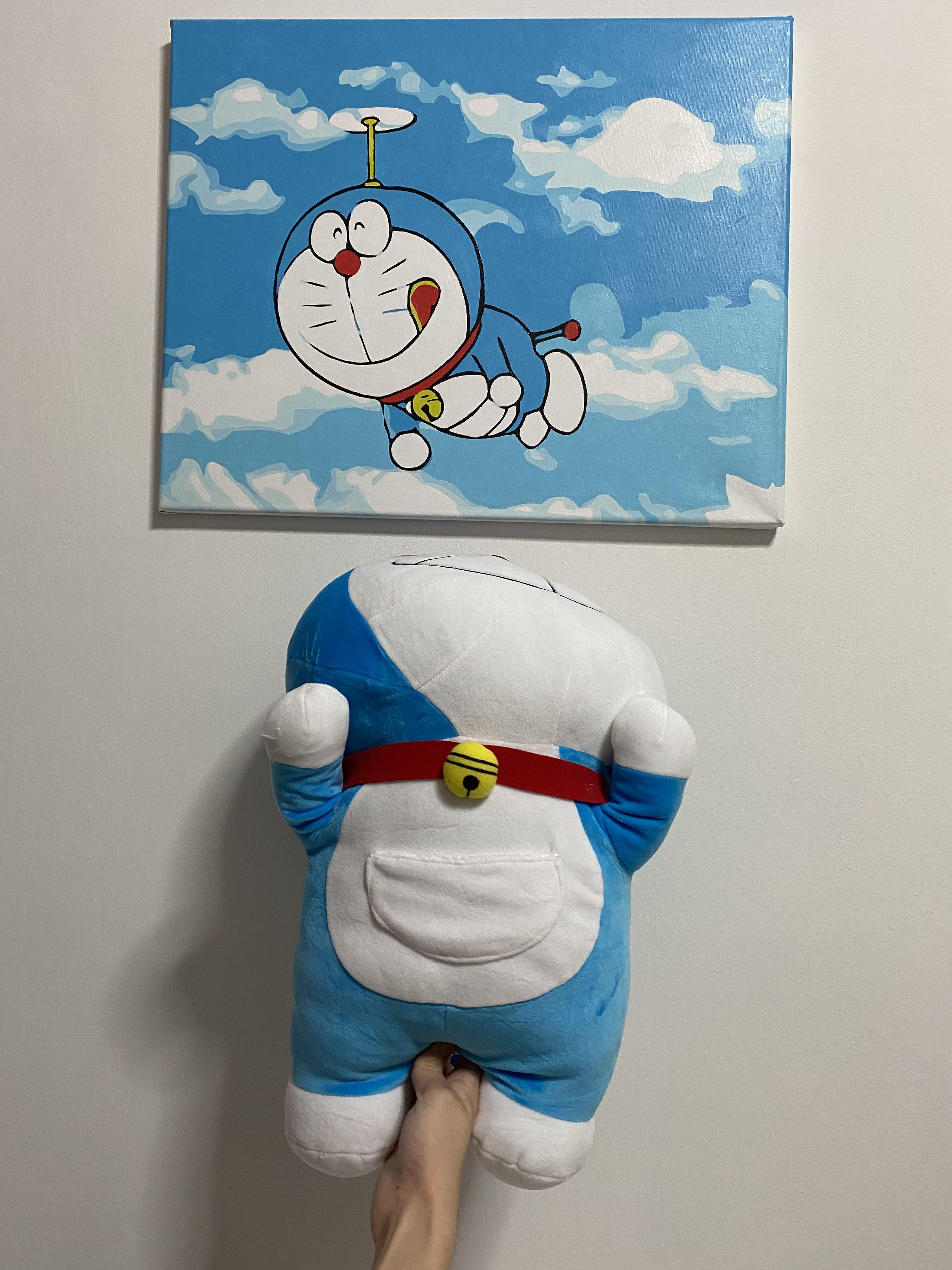 Doraemon - Lying Down - Huge, Hobbies & Toys, Toys & Games on Carousell