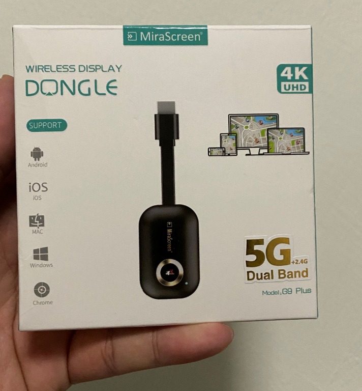 G9 Plus Mirascreen 5G 4K DLNA Receiver Display Dongle Mirroring ...