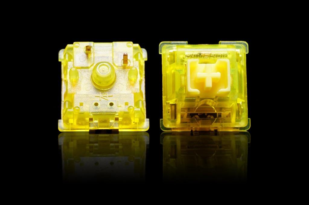 Gateron Yellow Inks LUBED +Tx Filmed, Computers & Tech, Parts ...