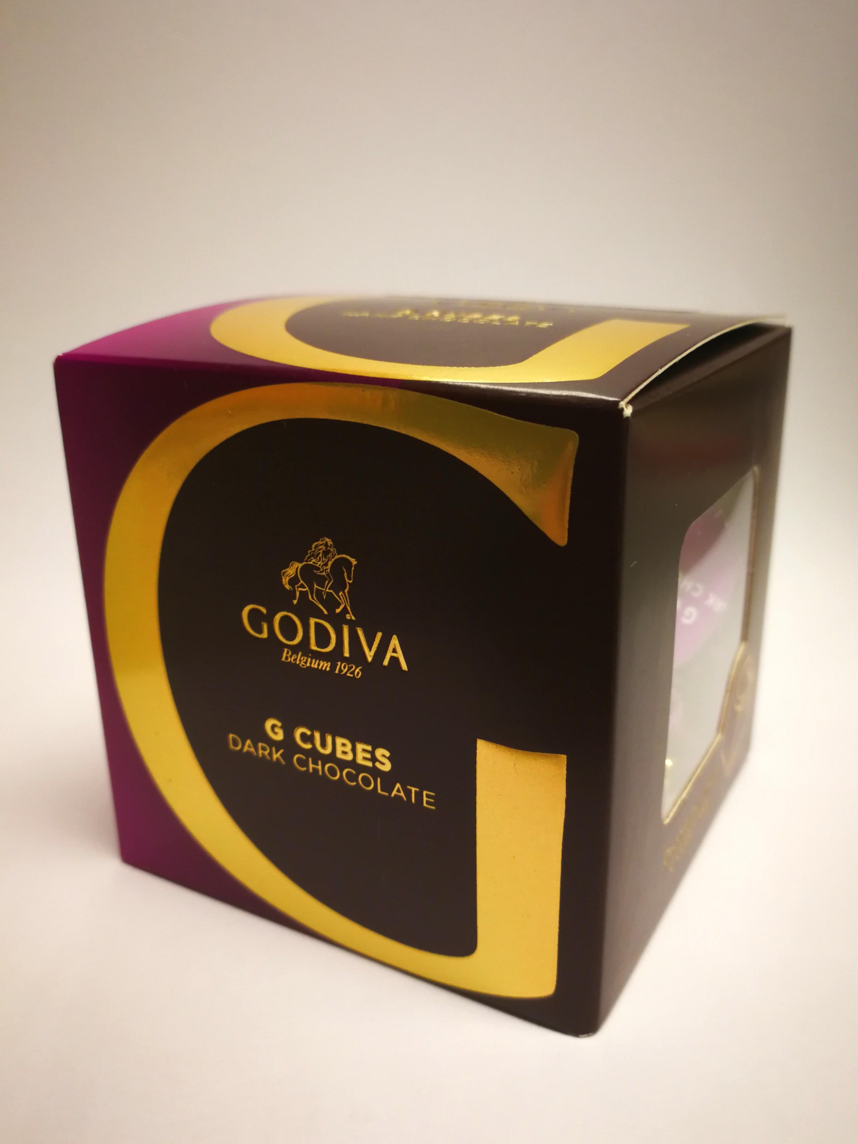 GODIVA G Cube 松露黑巧克力, 嘢食 & 嘢飲, 包裝食物&即食食物 - Carousell