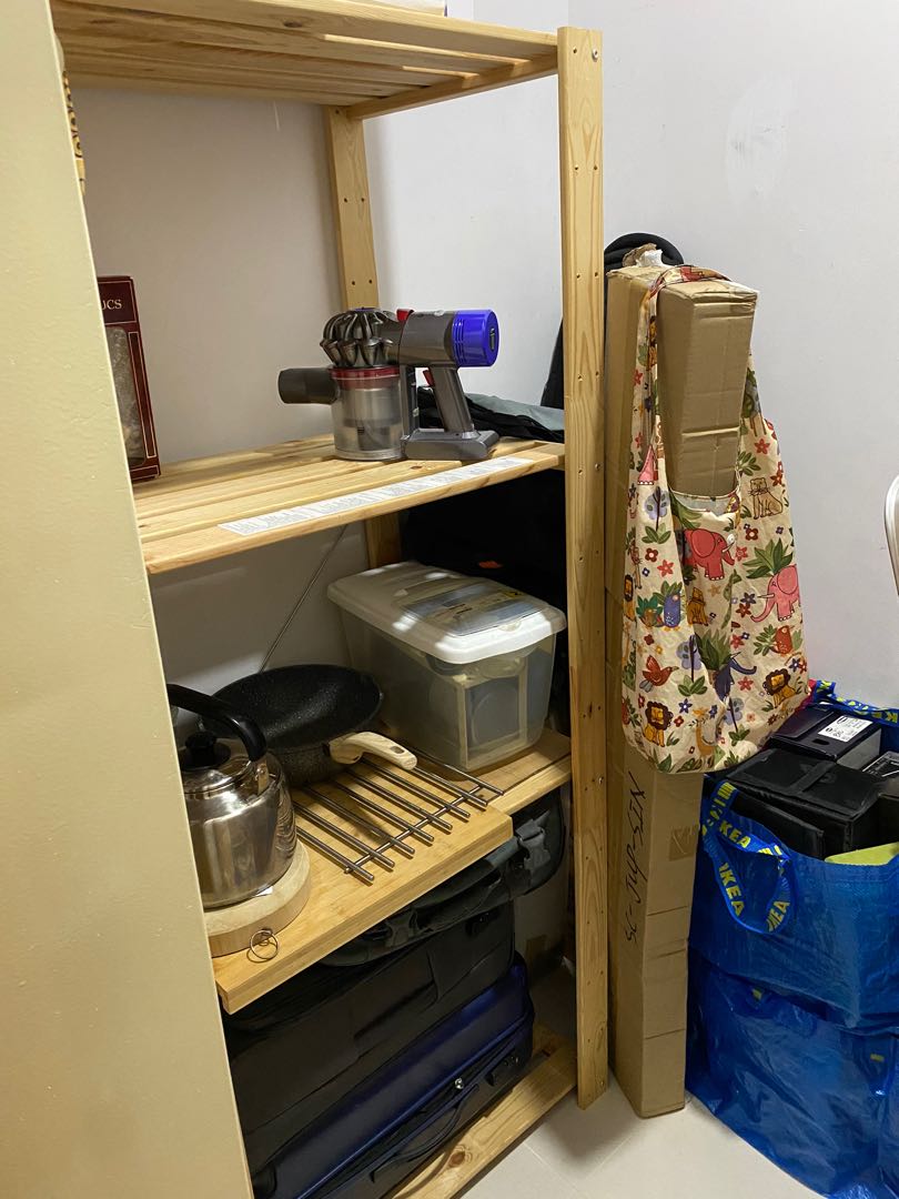 IKEA storage rack - Hejne (2 unit), Furniture & Home Living, Furniture ...