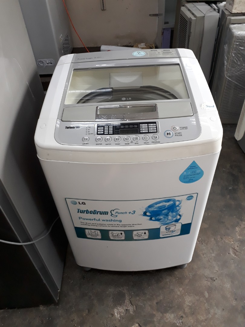 LG9kg Washing Machine WFT 9101, TV & Home Appliances, Washing Machines and Dryers on Carousell