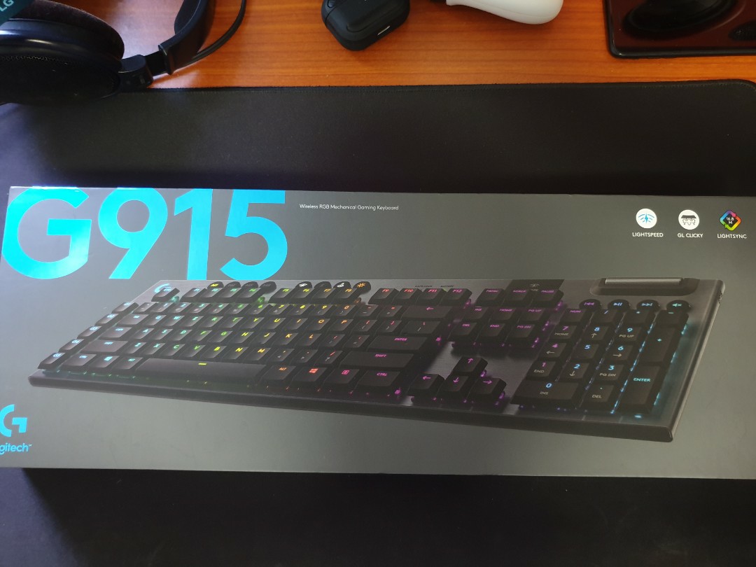 Logitech G915 Wireless Mechanical Keyboard, Computers & Tech, Parts & Accessories, Computer ...