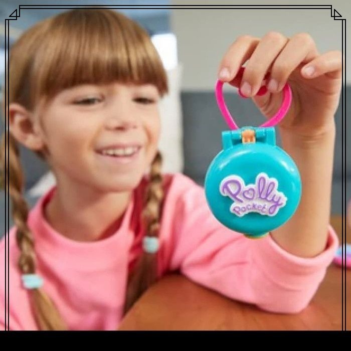 MAINAN ANAK POLLY POCKEY TINY COMPACT (BLUE) MAINAN BONEKA POLLY POCKET ...