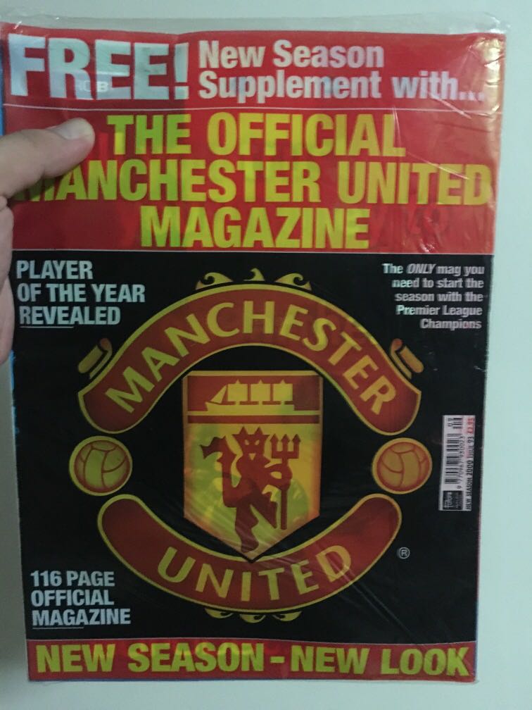 Manchester United Magazine New Season 2000 Issue 93, Hobbies & Toys ...