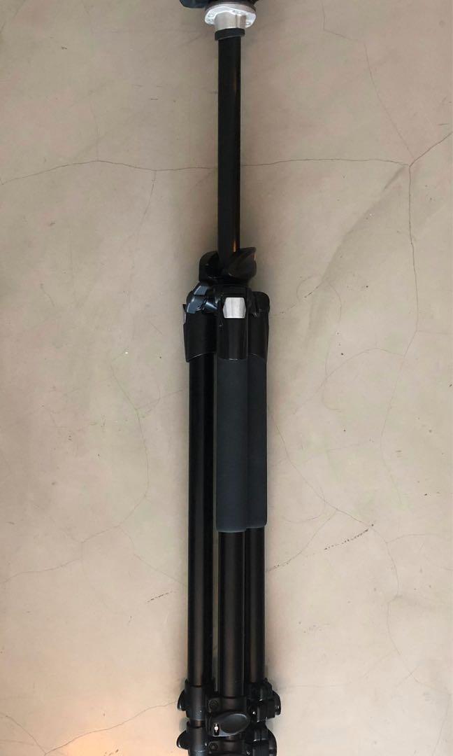 Manfrotto 055XPROB Black Aluminum Tripod, Photography, Photography ...