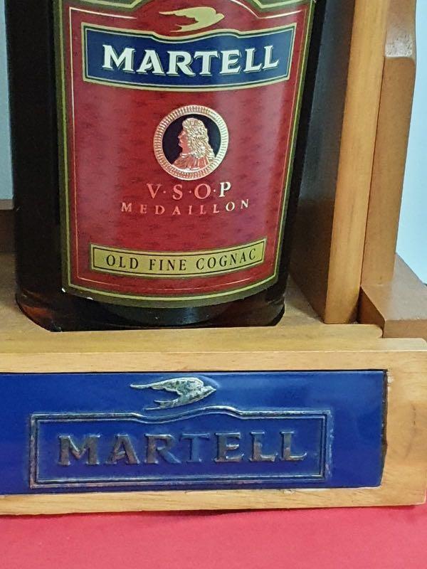 Martell VSOP Medallion Old Fine Cognac 3L with cradle, Food & Drinks, Alcoholic Beverages on ...
