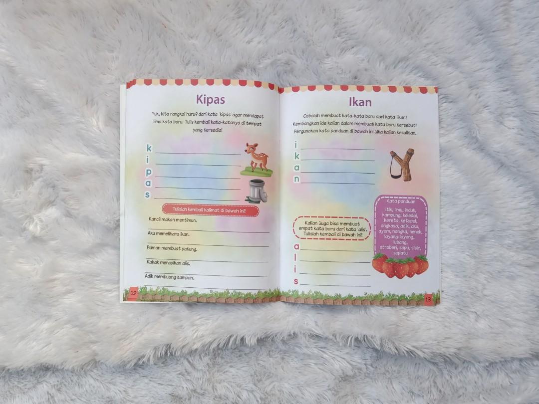 Merangkai kata dan menulis huruf, Buku & Alat Tulis, Buku Anak-Anak di ...