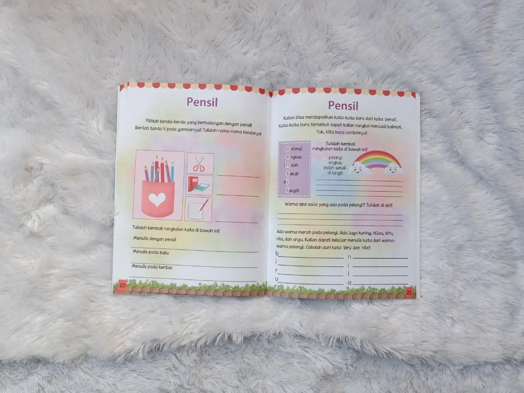 Merangkai kata dan menulis huruf, Buku & Alat Tulis, Buku Anak-Anak di ...