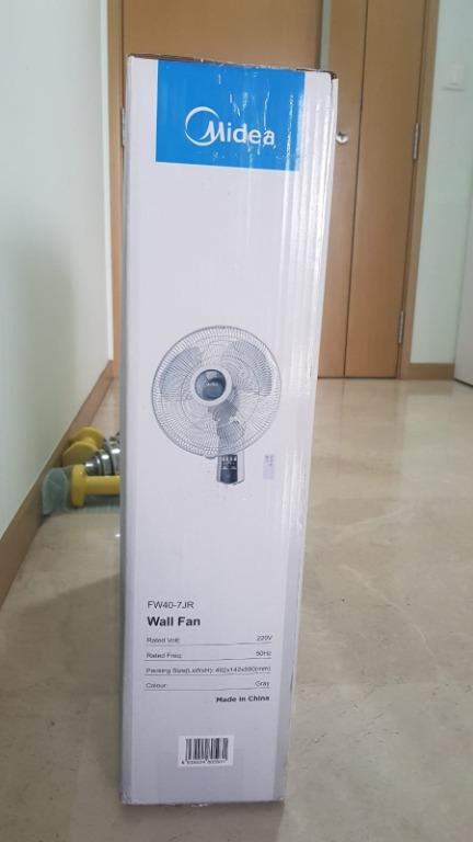Midea Electric Wall Fan with Remote - FW40-7 JR, Furniture & Home ...