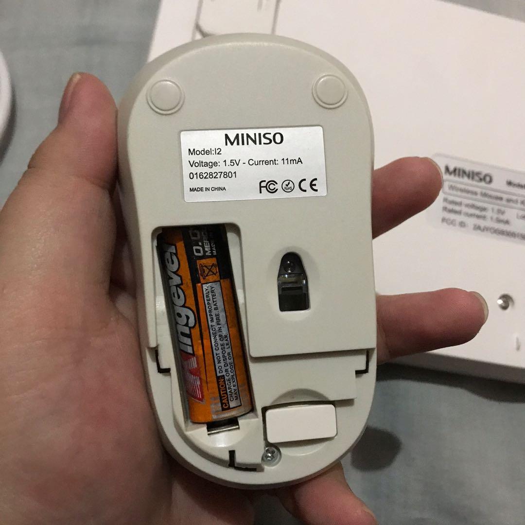 Miniso White Wireless Keyboard, Computers & Tech, Parts & Accessories ...