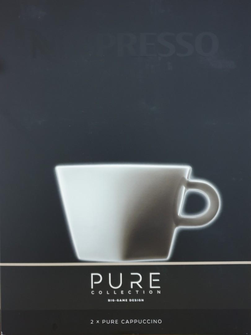 Nespresso Pure Collection - 2 Cappuccino cups & 2 saucers, Furniture ...
