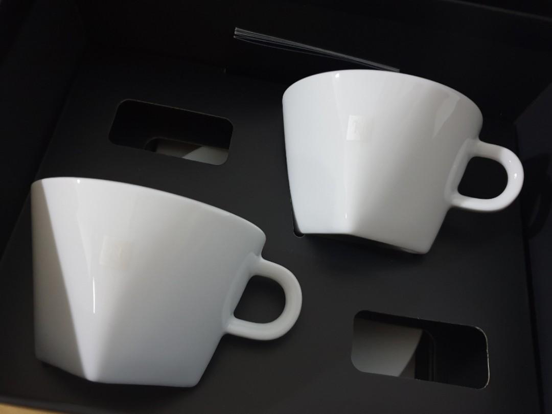 Nespresso Pure Collection - 2 Cappuccino cups & 2 saucers, Furniture ...