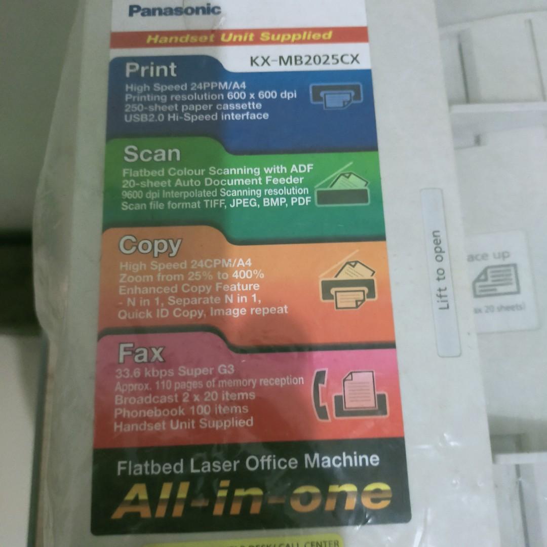 Panasonic KX-MB2025CX, Elektronik, Lainnya di Carousell
