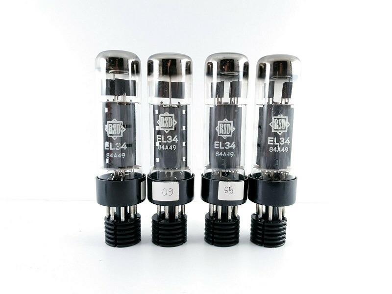 Philip / RSD EL34 NOS tube - QUAD (RFT Production), Audio, Other Audio Equipment on Carousell