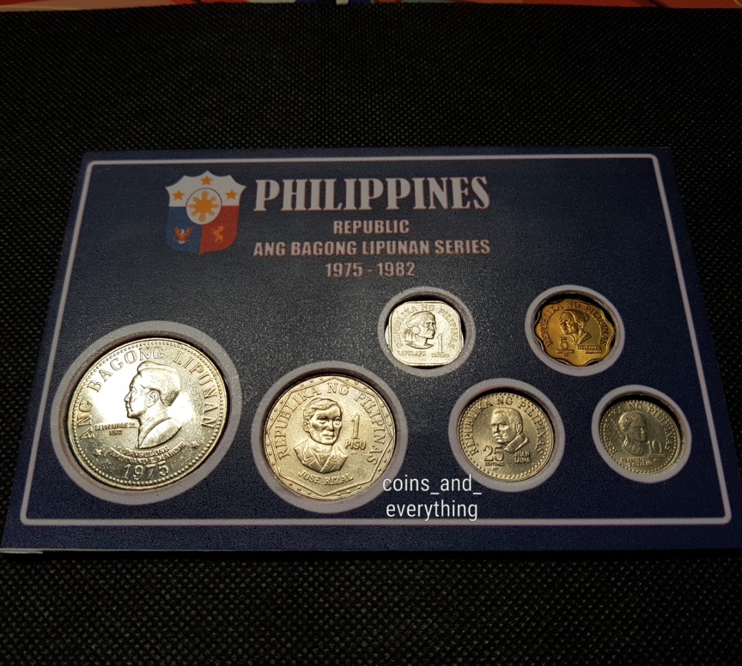 Philippine Coin Set - Ang Bagong Lipunan (ABL) Series, Hobbies & Toys ...