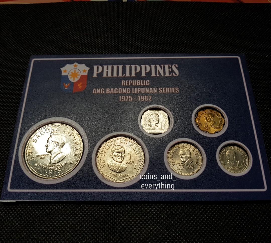 Philippine Coin Set - Ang Bagong Lipunan (ABL) Series, Hobbies & Toys ...