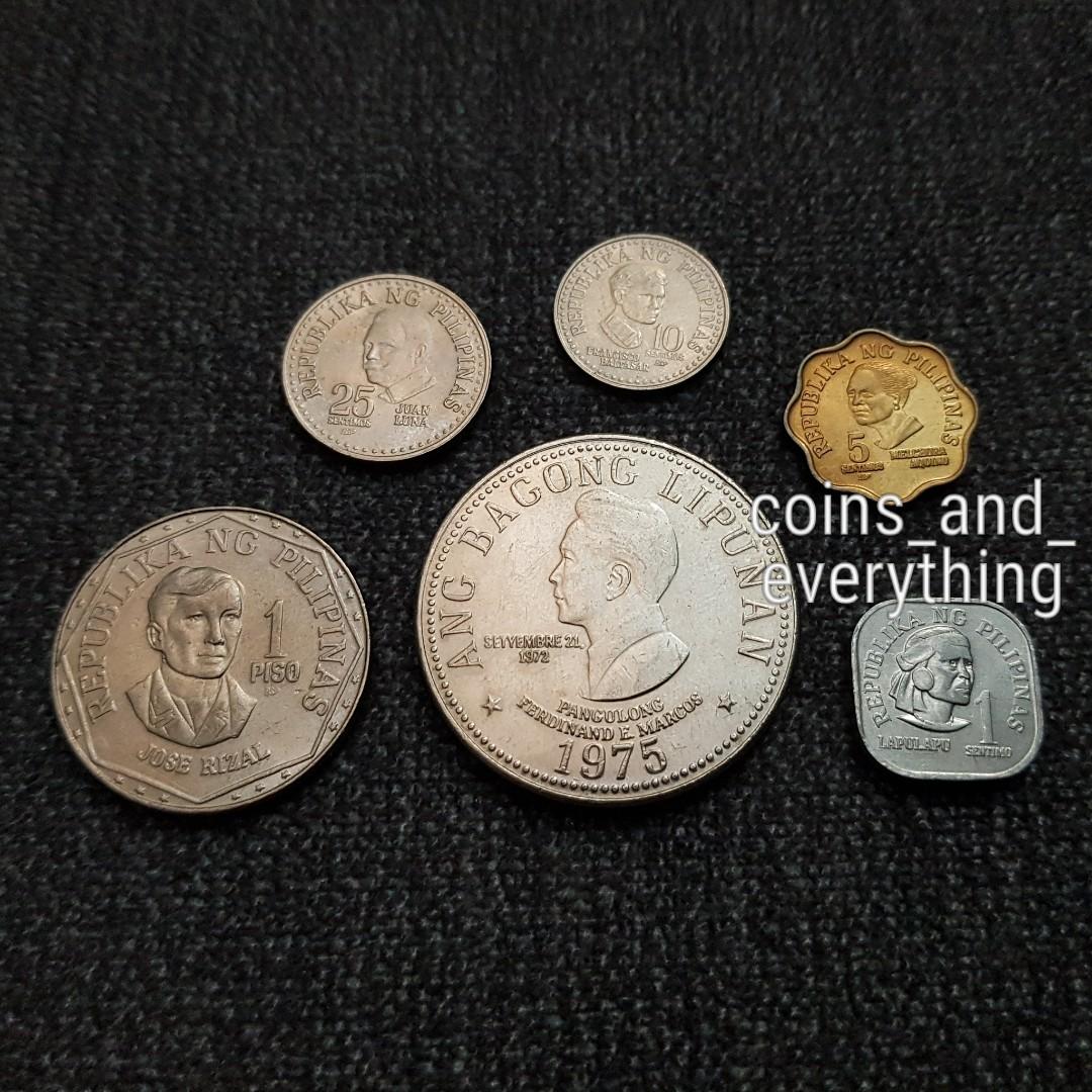 Philippine Coin Set - Ang Bagong Lipunan (ABL) Series, Hobbies & Toys ...