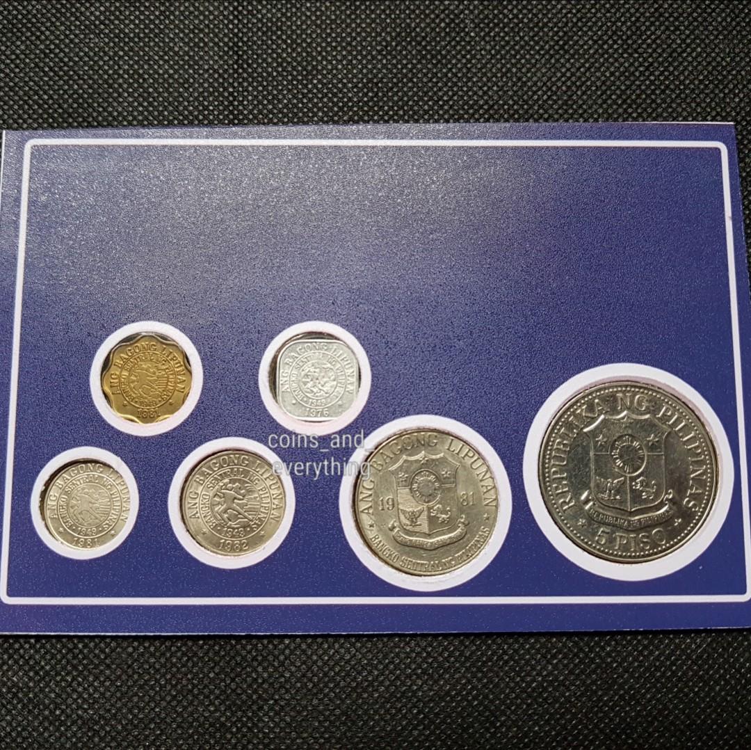 Philippine Coin Set - Ang Bagong Lipunan (ABL) Series, Hobbies & Toys ...