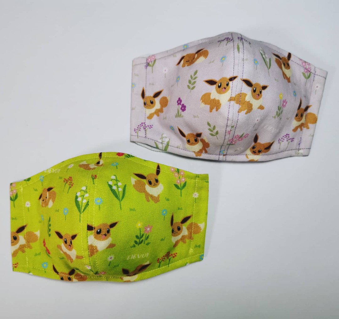 Pokemon Eevee Kids Masks, Babies & Kids, Girls' Apparel, 4 to 7 Years ...
