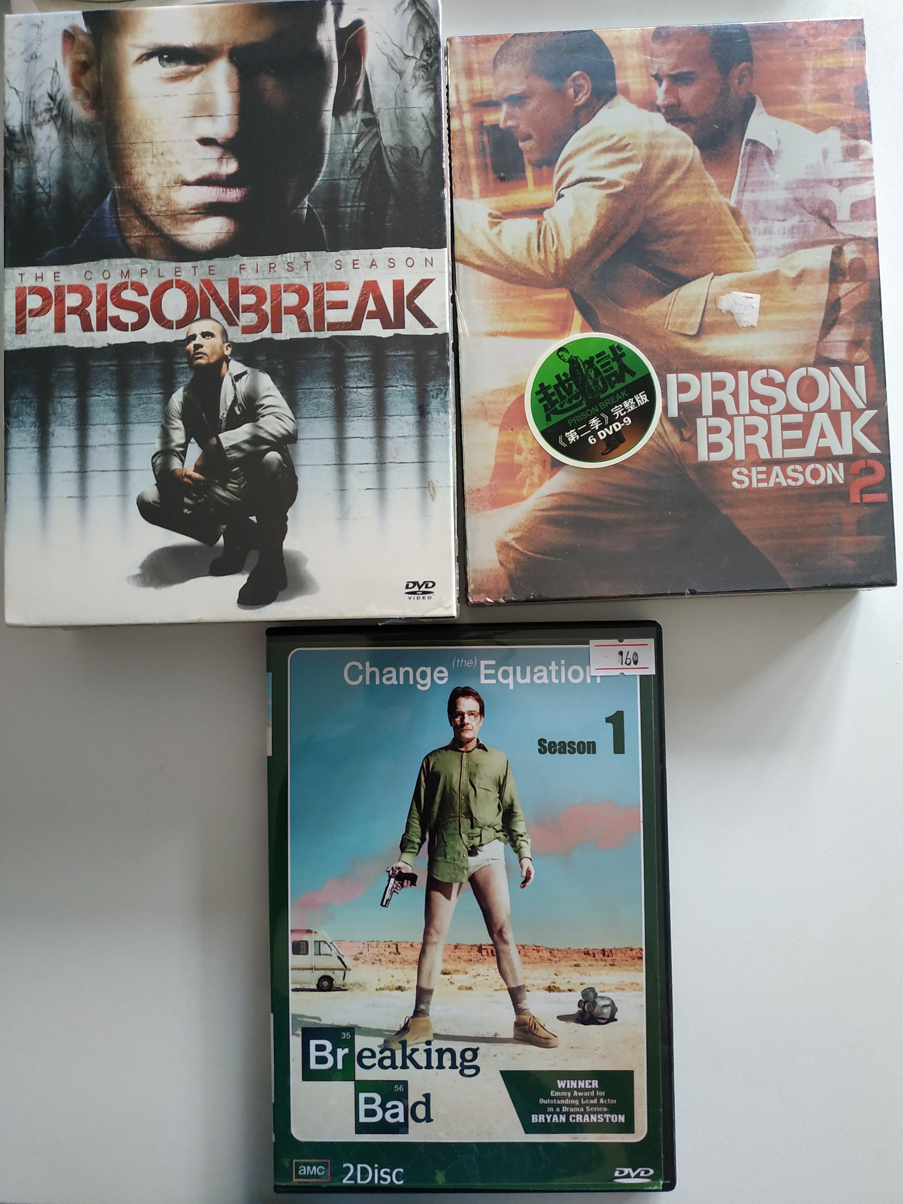 Prison Break & Breaking Bad DVD, Hobbies & Toys, Music & Media, CDs ...