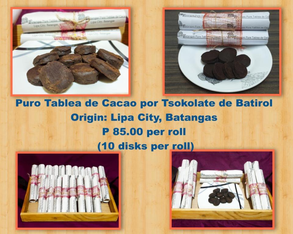 Puro Tablea de Cacao por Tsokolate de Batirol, Food & Drinks, Local ...