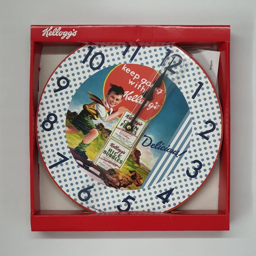 Replica Kellogg's Wall Clock, Hobbies & Toys, Memorabilia ...