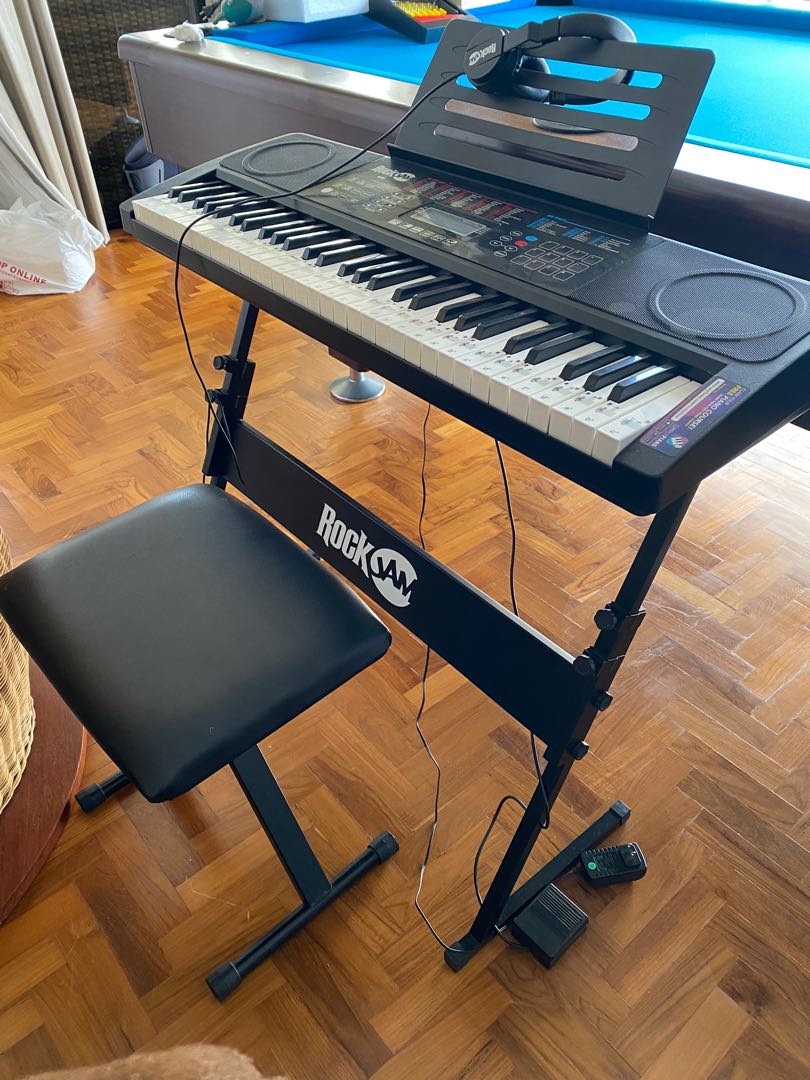 Rock Jam Keyboard, Hobbies & Toys, Music & Media, Musical Instruments ...