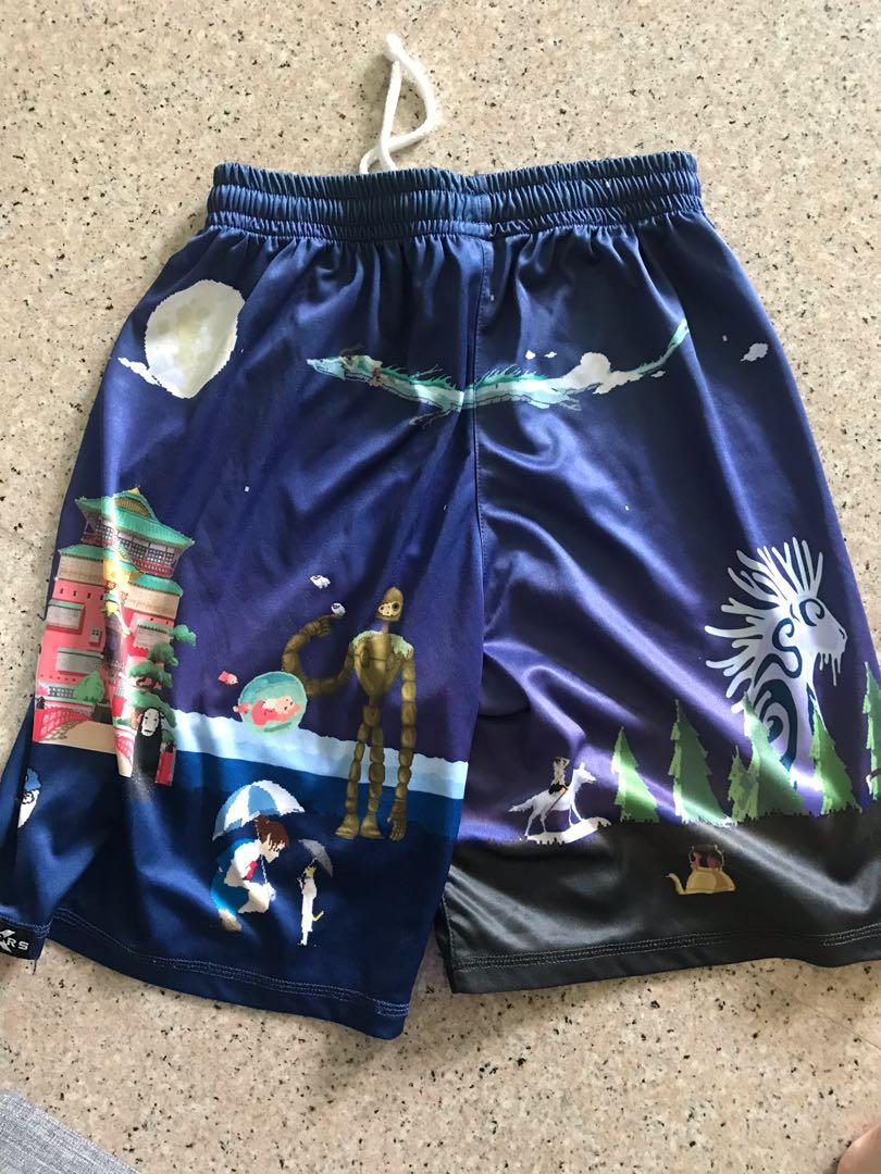 studio ghibli ultimate frisbee shorts, Men's Fashion, Activewear on ...