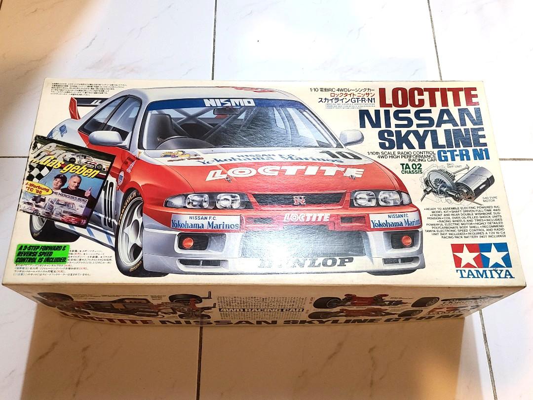 Tamiya 1：10 Loctite Nissan Skyline GTR N1 R33 TA02, 興趣及遊戲, 收藏品及紀念品, 明星 ...