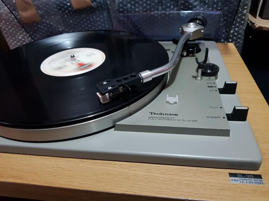 Technics sl-35 vintage turntable 1974, Hobbies & Toys, Music & Media ...