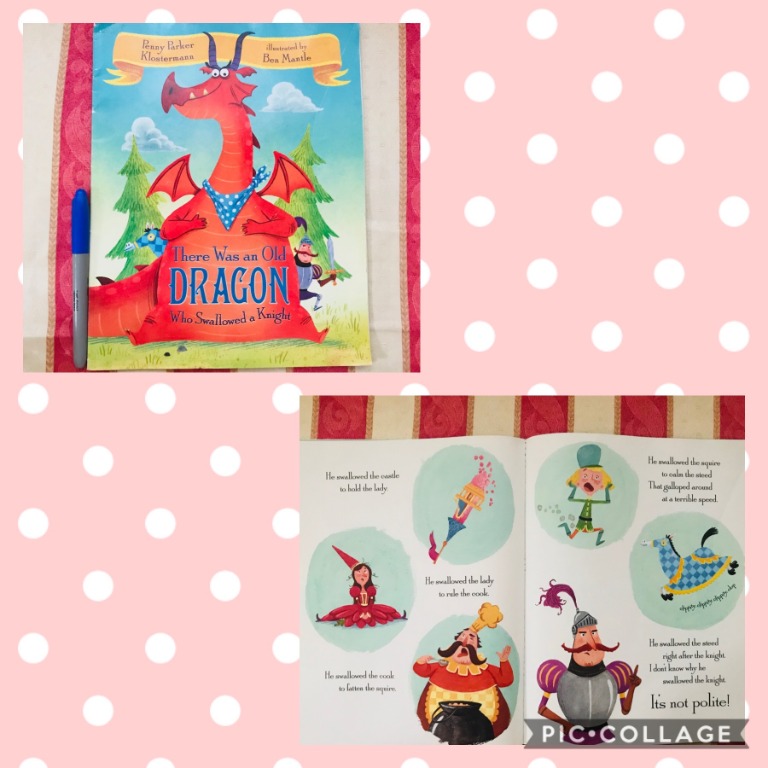 There was an old dragon who swallowed a knight, Hobbies & Toys, Books ...