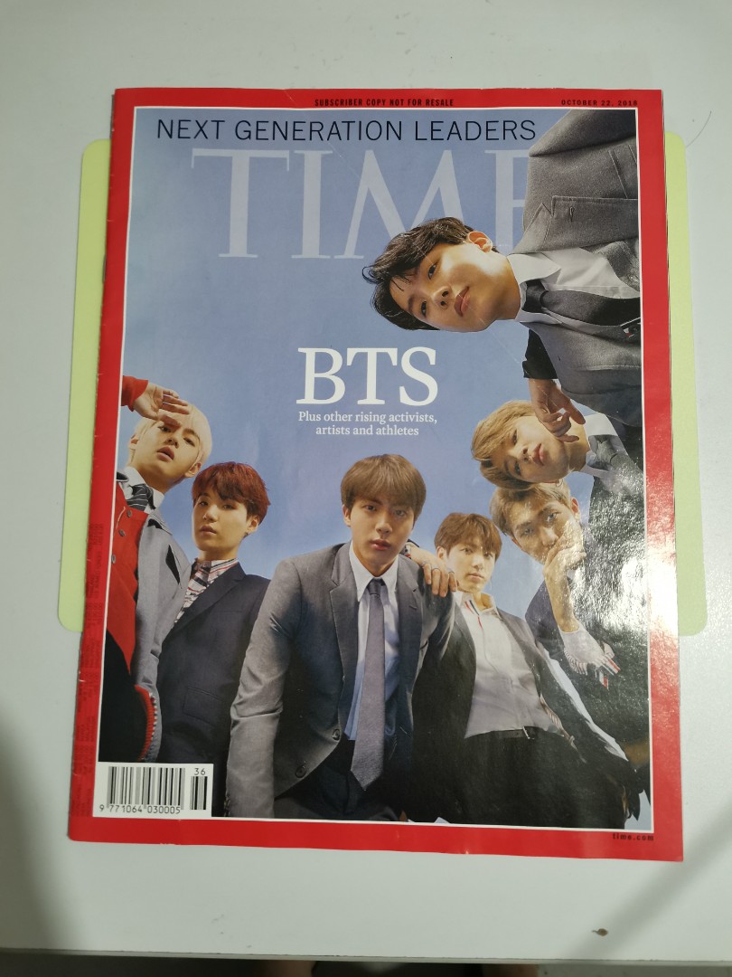 TIME Magazine BTS Special Edition, Hobbies & Toys, Memorabilia ...