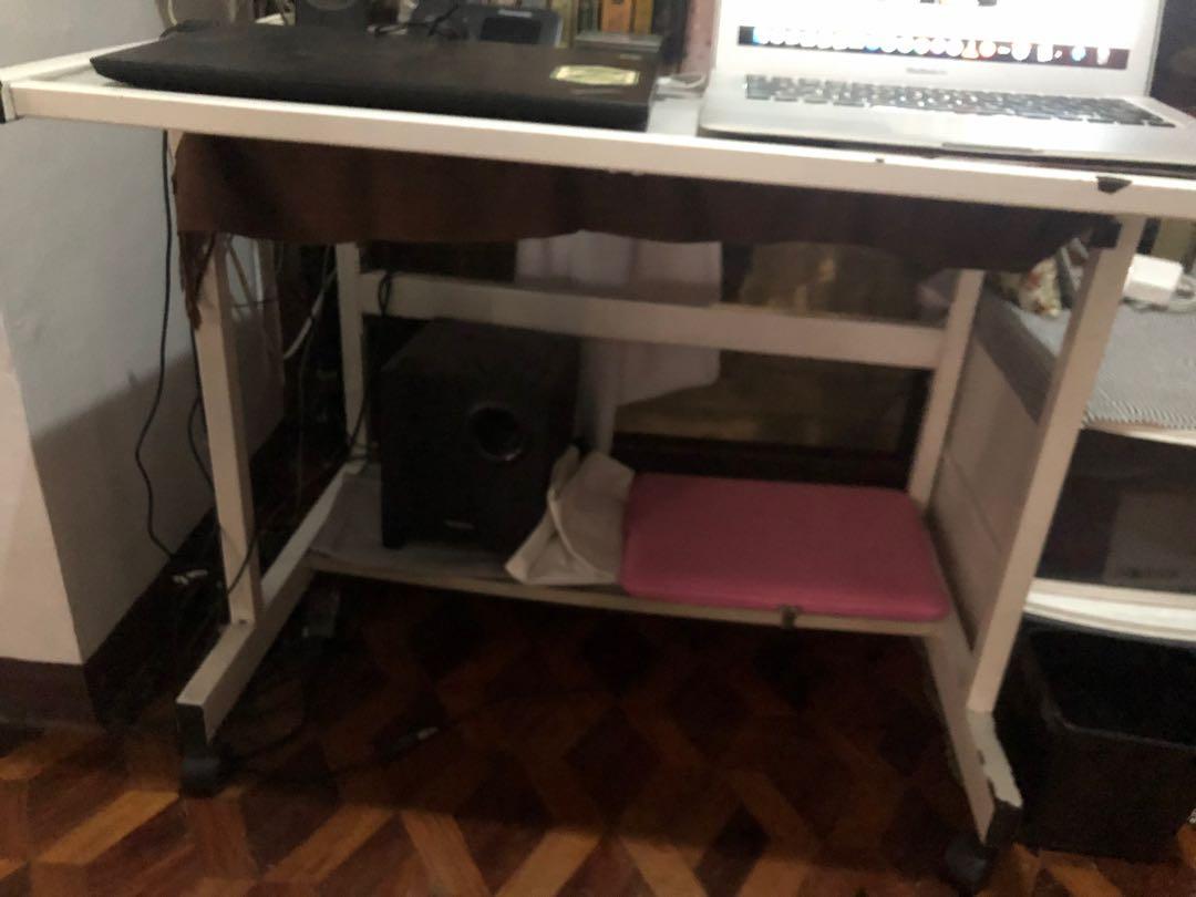 Used Computer table, Furniture & Home Living, Furniture, Tables & Sets ...