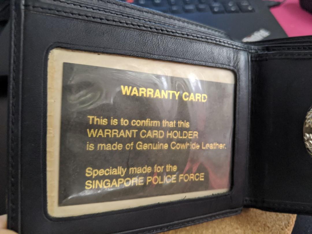Warrant Card holder Italian leather wallet, Men's Fashion, Watches ...