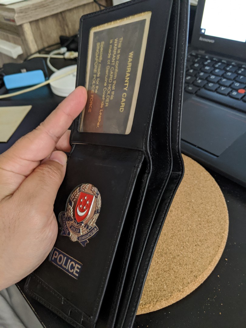 Warrant Card holder Italian leather wallet, Men's Fashion, Watches ...