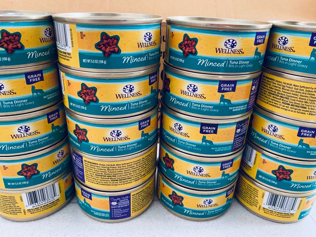 Wellness Cat Minced Tuna 5.5oz x20 units, Pet Supplies, Pet Food on ...