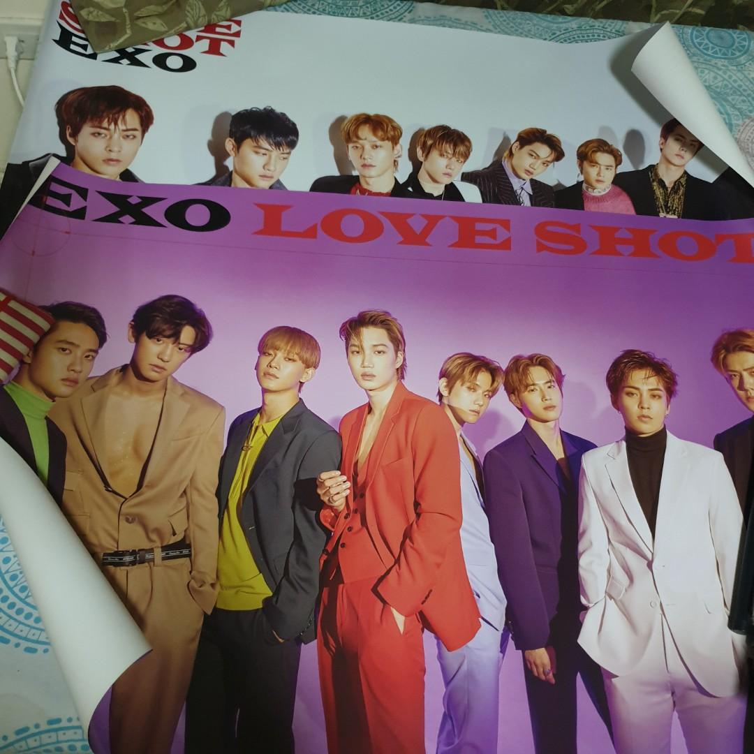 11 pcs. Official Exo Posters, Hobbies & Toys, Memorabilia ...