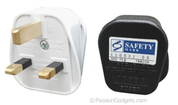 SG 3Pin Plug Safety Mark Plug 13A / 3 pin UK Plug 13AMP Fused wall ...