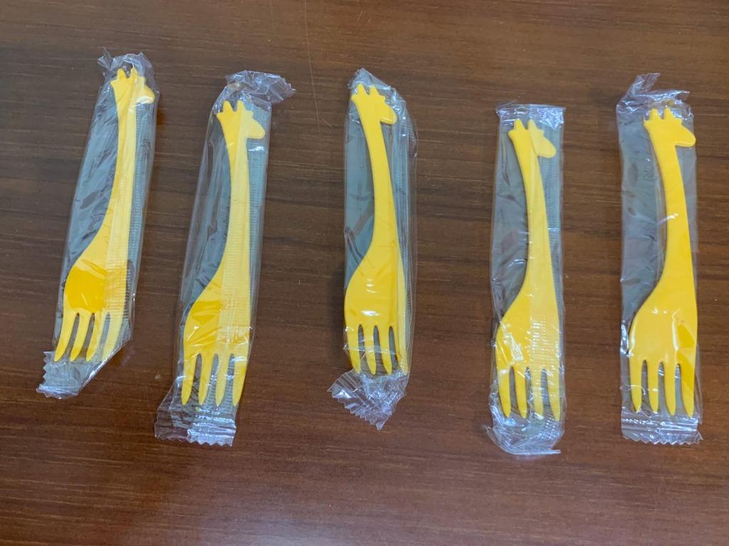 9 Animal / Jungle Themed Cake Toppers / party forks for animal themed ...