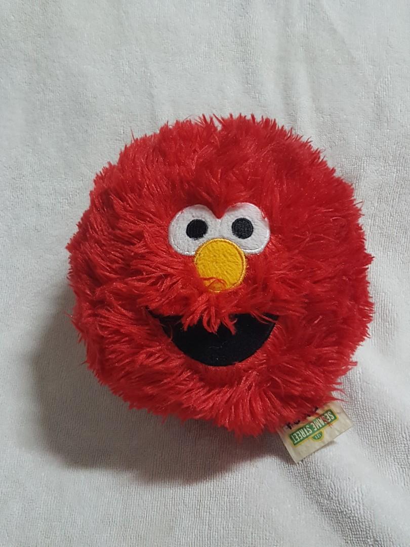 Authentic Sesame Street Elmo Red Round Ball Plush Soft Toy, Hobbies & Toys, Collectibles ...