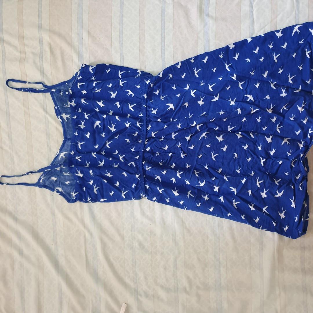 Blue Bird Dress, Women's Fashion, Dresses & Sets, Dresses on Carousell