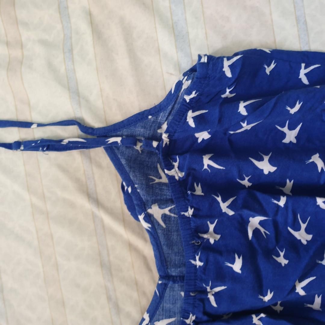 Blue Bird Dress, Women's Fashion, Dresses & Sets, Dresses on Carousell