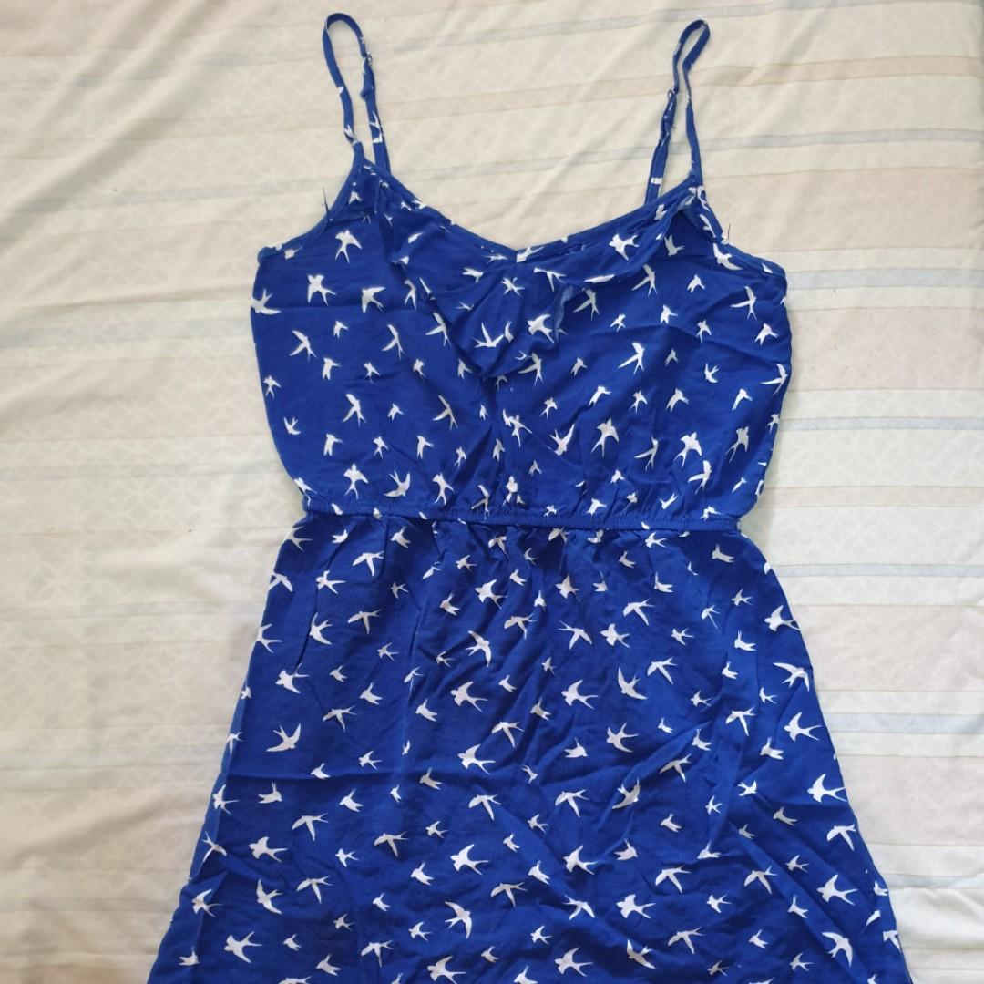 Blue Bird Dress, Women's Fashion, Dresses & Sets, Dresses on Carousell